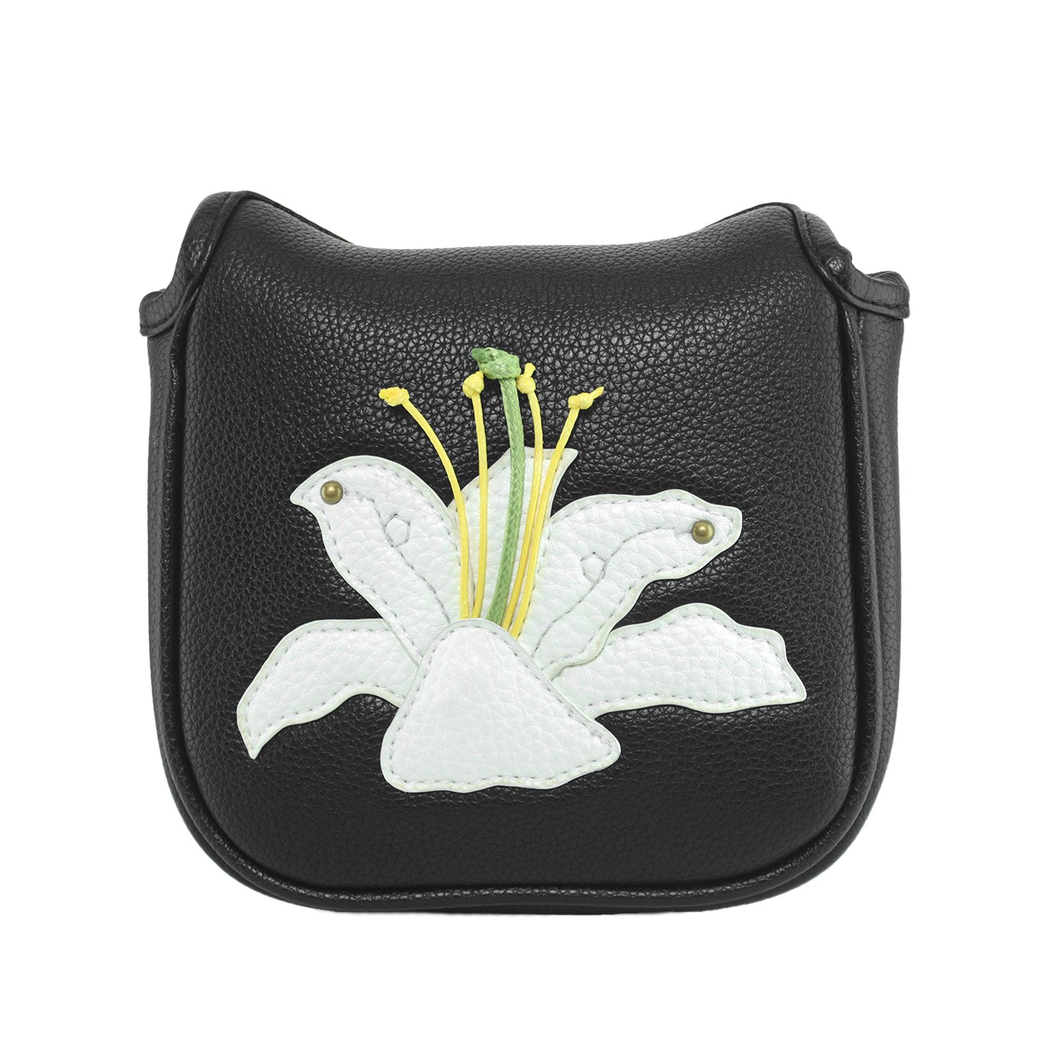 Lily PU Leather Golf Club Covers Square Large Mallet Putter Headcovers ...